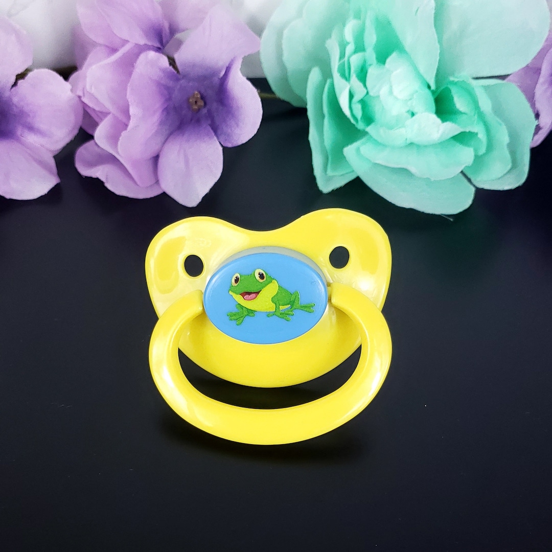 Frog Adult Pacifier ABDL Adult Baby Pacifier in Various Colors for ...