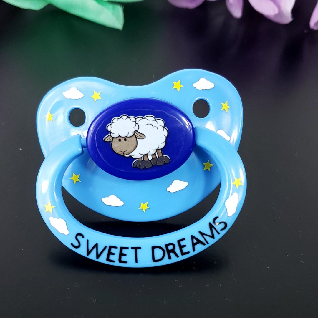 Adult Pacifier - Sweet Dreams ABDL Adult Baby Pacifier - Night Time ...