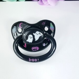 Halloween Adult Pacifier - ABDL Adult Baby Pacifier - Ghost Deco ...