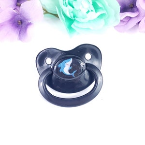 Shark Adult Pacifier - ABDL Adult Baby Pacifier in Various Colors for ...