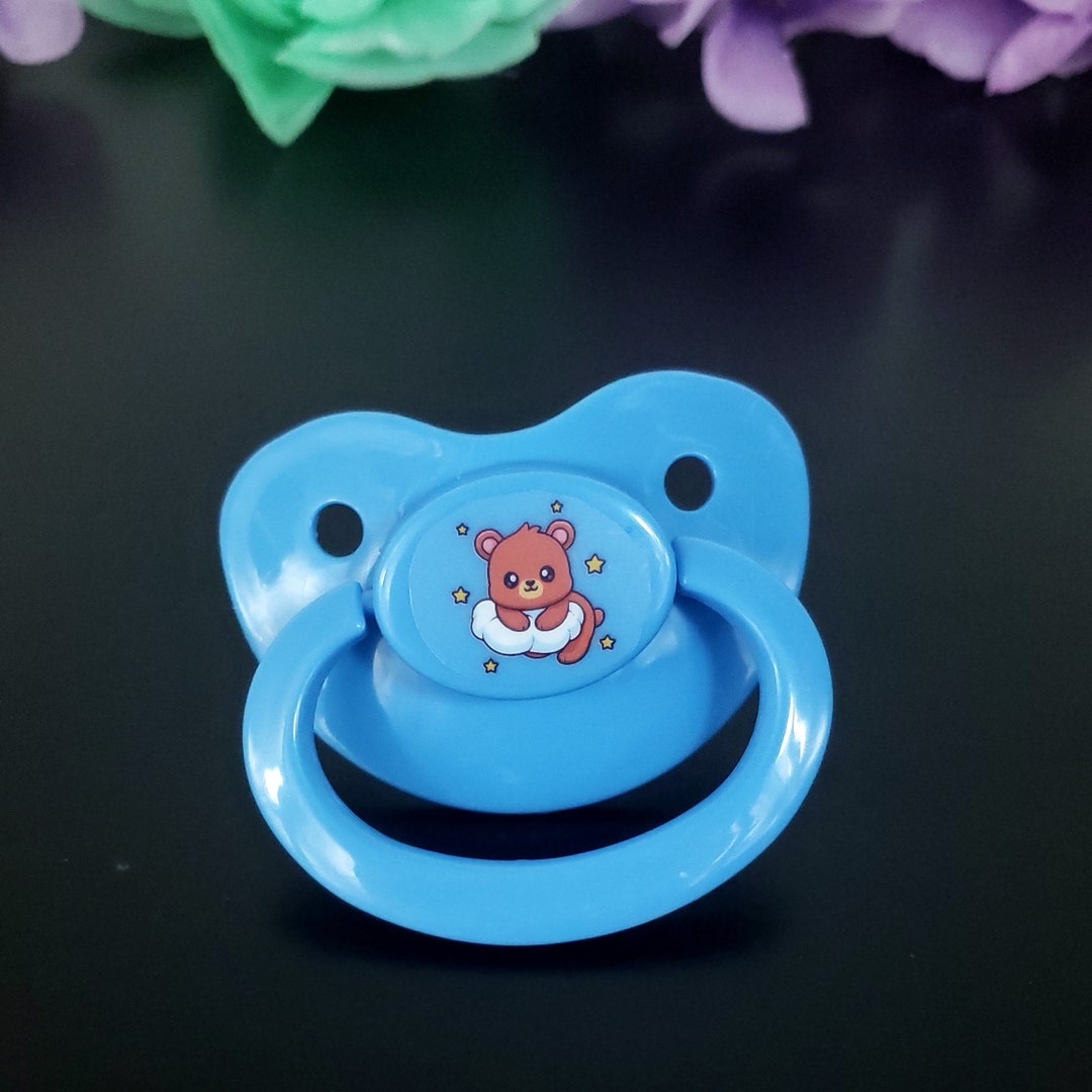 Adult Pacifier - Sleepy Bear ABDL Adult Baby Pacifier in Various Colors ...
