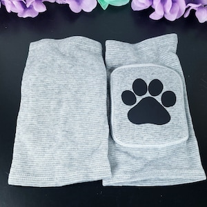 Gray Paw Knee Pads - Pole Dancing Knee Protection Paws for Pet Play and ...