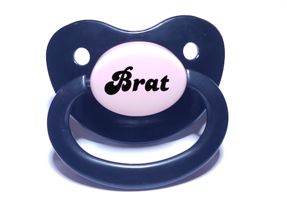 Brat Adult Pacifier Handmade DDLG & ABDL Adult Baby Pacifier | Etsy