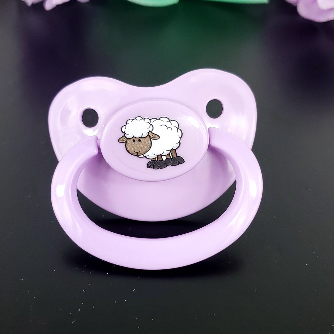 Sheep Adult Pacifier - Age Regress ABDL Adult Baby Pacifier in Various ...