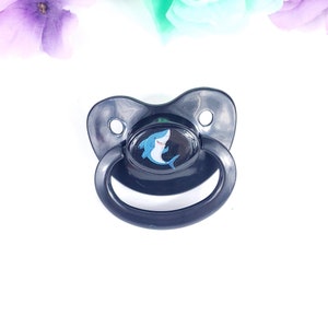 Shark Adult Pacifier - ABDL Adult Baby Pacifier in Various Colors for ...
