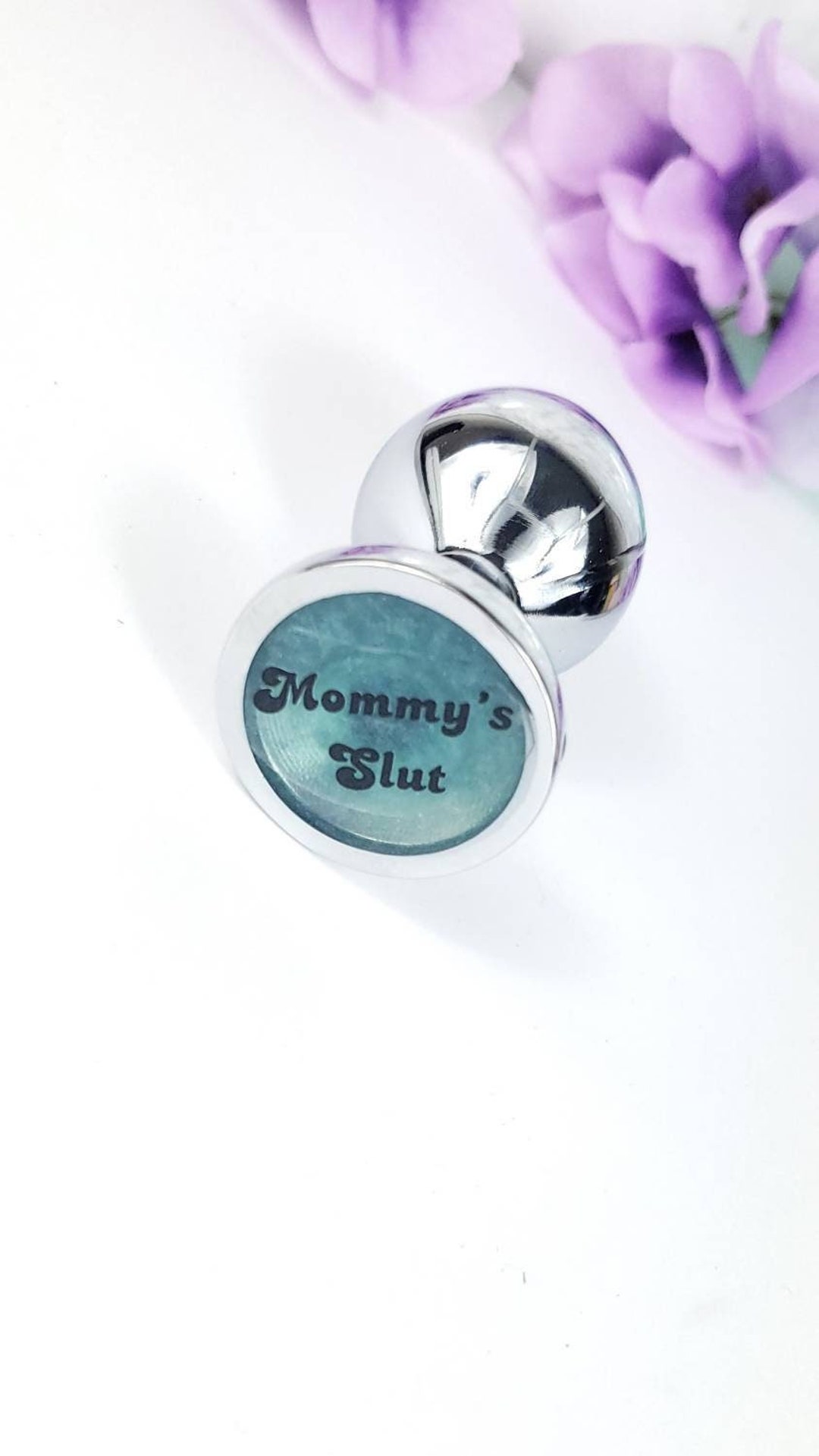 Mommy's Slut Butt Plug Medium Size Butt Plug BDSM Anal Plug Stainless ...