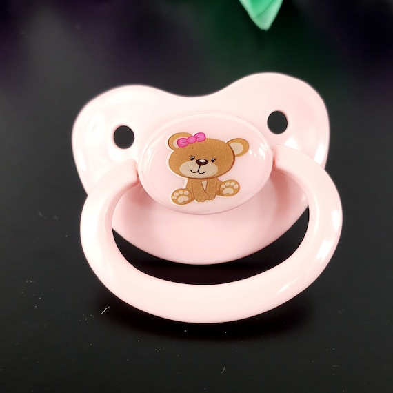Teddy Bear Adult Pacifier DDLG & ABDL Adult Baby Pacifier in - Etsy