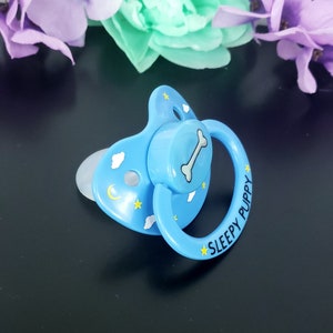 Adult Pacifier - Sleepy Puppy ABDL Adult Baby (custom Colors) - Age ...