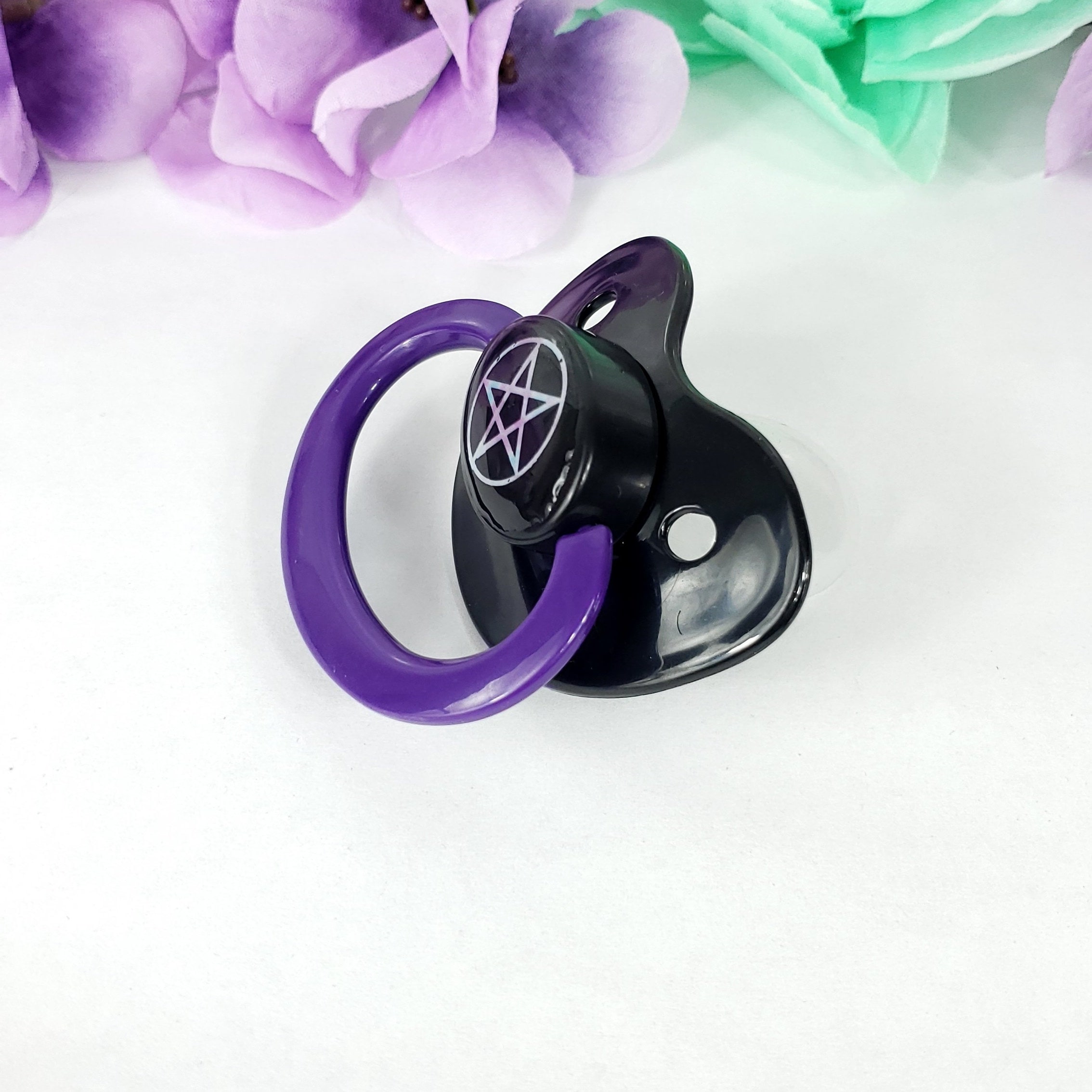 Pentagram Adult Pacifier DDLG & ABDL Witch Theme Pacifier in - Etsy ...