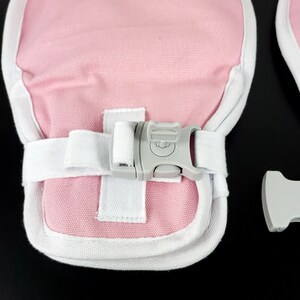 Pink Locking Hand Restraints ABDL Safety Mittens Pet Play - Etsy