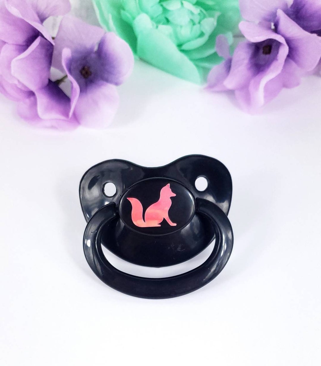 Fox Adult Pacifier - ABDL Little Space Pacifier - Adult Baby Pacifier ...