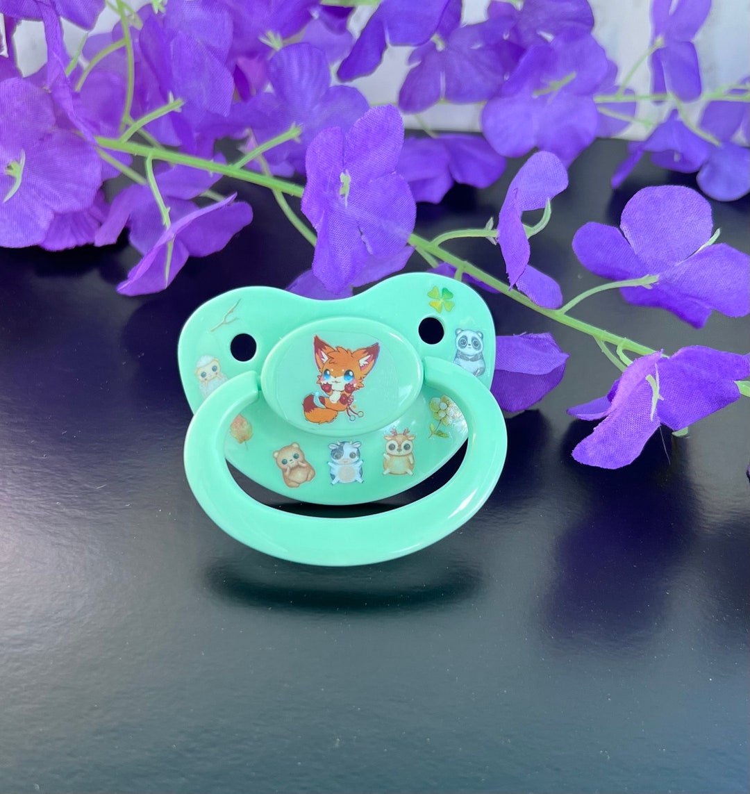 Deco Adult Pacifier Baby Fox ABDL Adult Baby Pacifier for Little Space ...