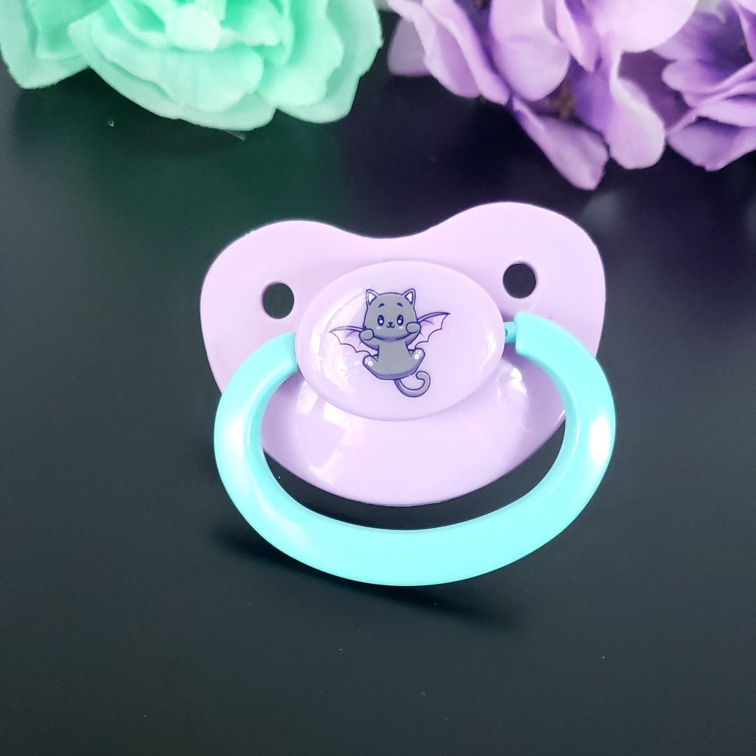 Adult Pacifier - Kawaii Bat Cat ABDL Adult Baby Pacifier in Various ...