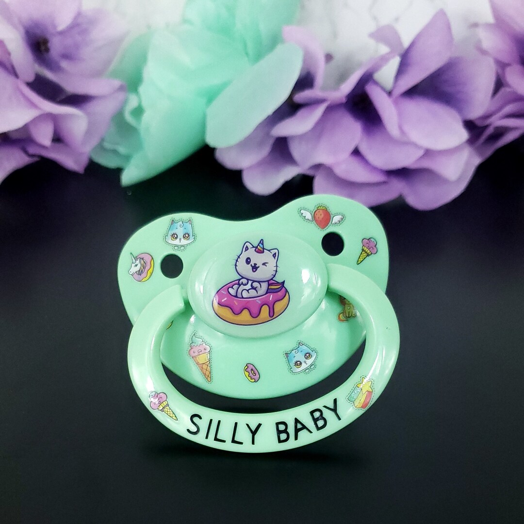 Adult Pacifier - Silly Baby ABDL Adult Baby Pacifier in Various Colors ...