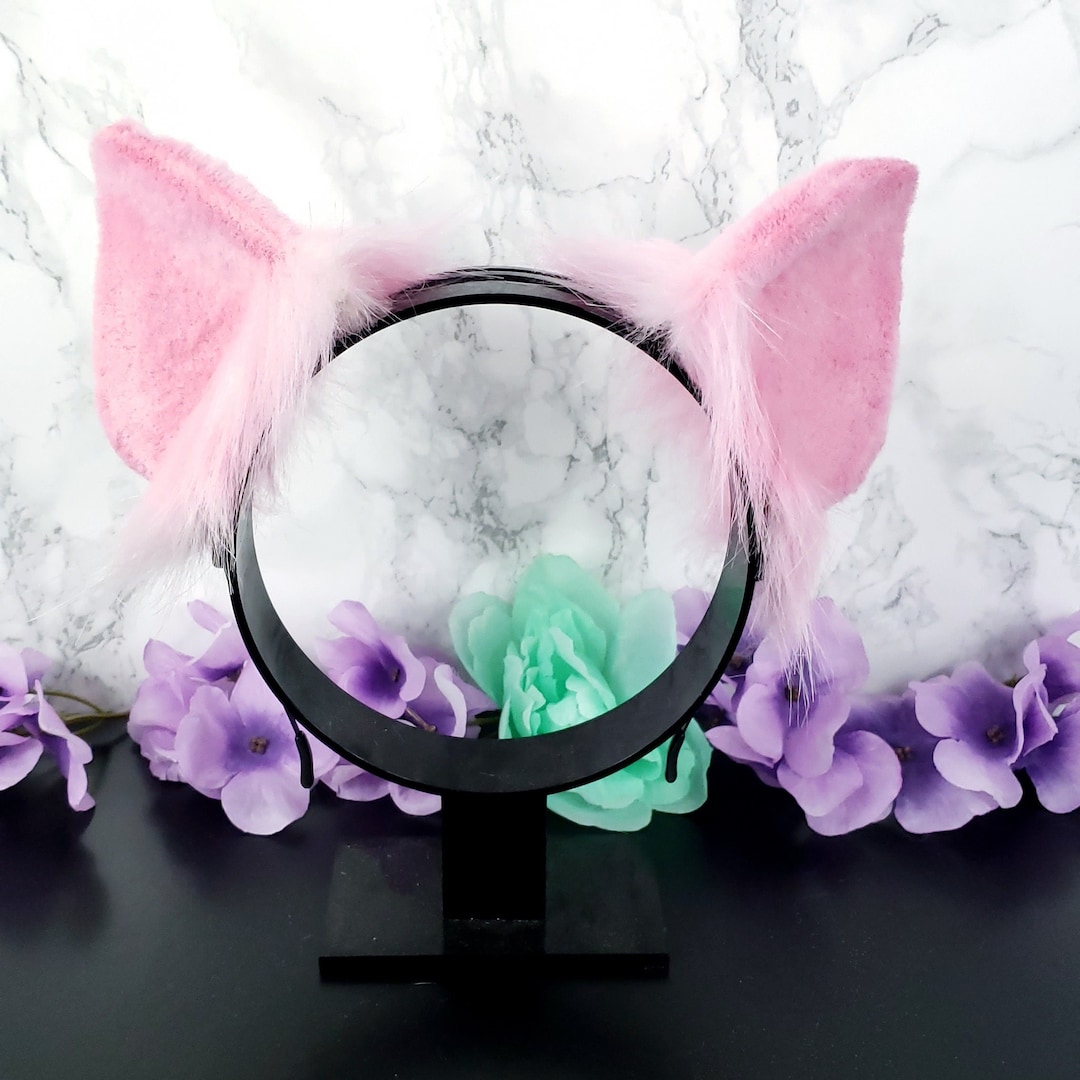Pink Pig Ears Headband - Cosplay Pig Ears - Adjustable Realistic Ears ...
