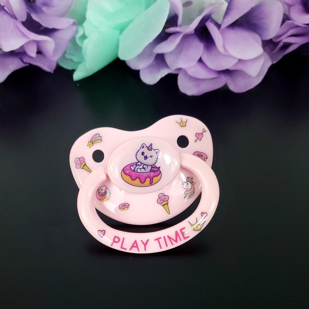 Adult Pacifier Play Time ABDL Adult Baby Pacifier in Various Colors for ...