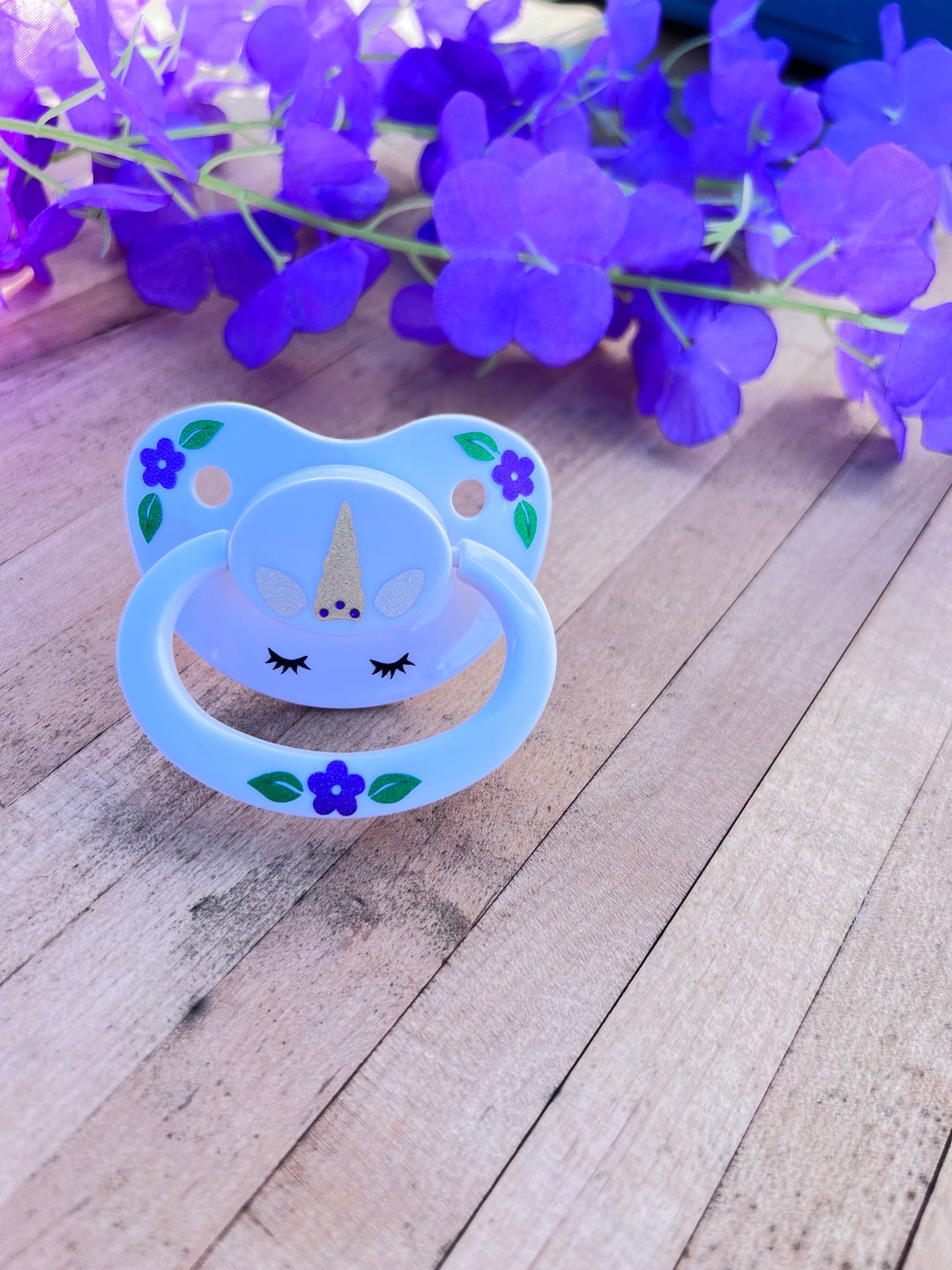 Unicorn Adult Pacifier Age Regress ABDL Adult Baby Pacifier in Various ...