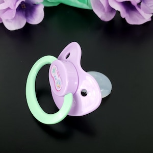 Adult Pacifier - Pixel Gamer ABDL Adult Baby Pacifier in Various Colors ...