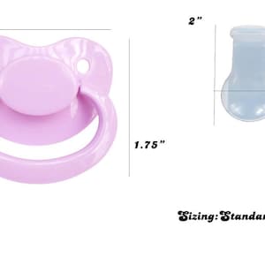 Plain Adult Pacifier Parts - Replacement Adult Pacifier Pieces - Little ...