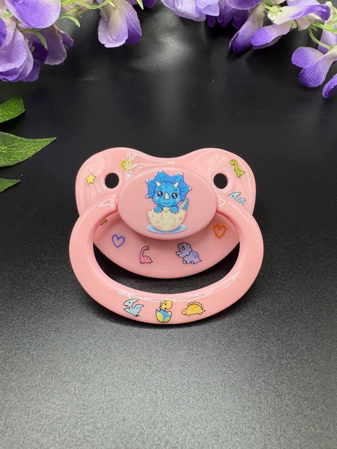 Deco Adult Pacifier - Glow in the Dark Dinosaurs ABDL Adult Baby ...