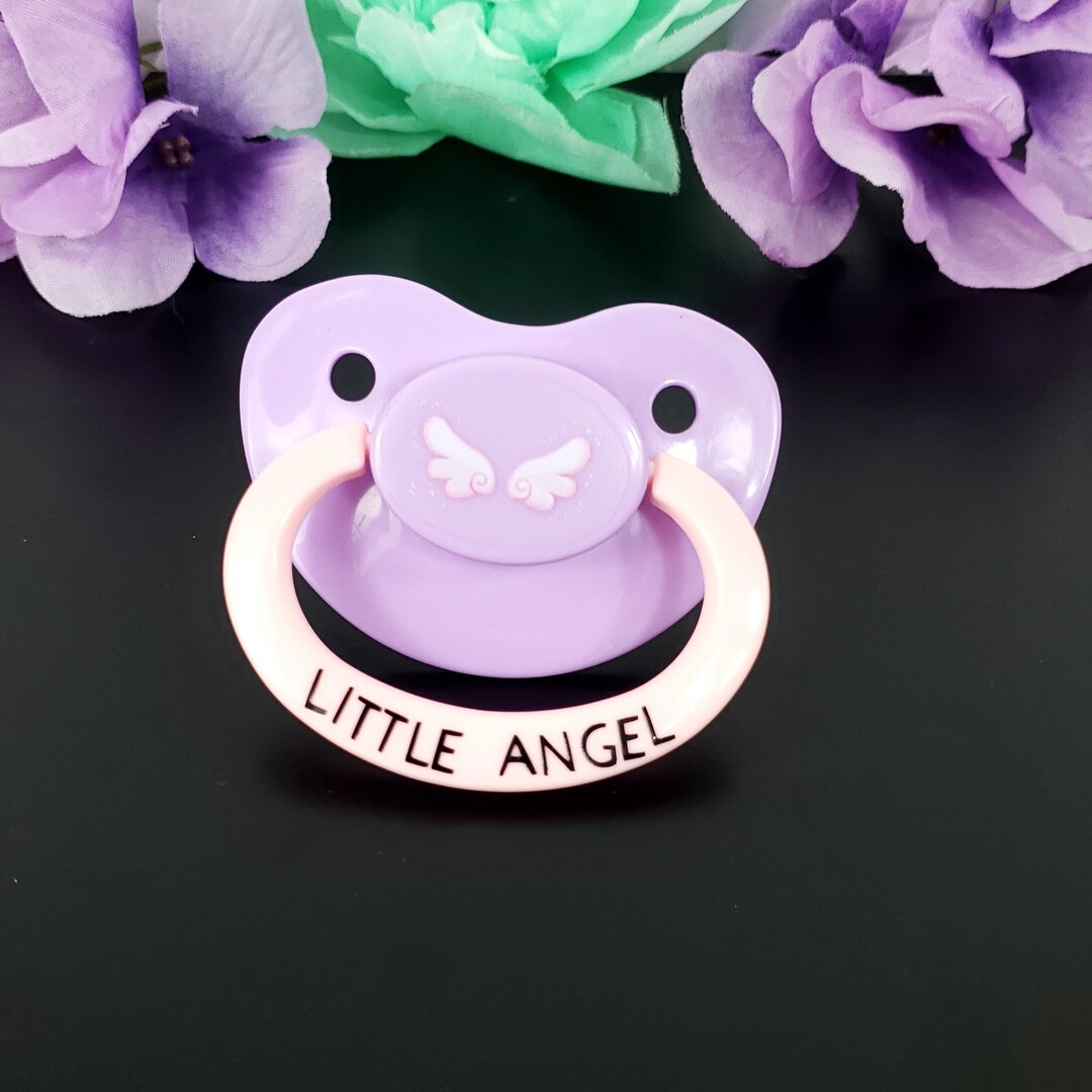 Adult Pacifier - Pixel Wings ABDL Adult Baby Pacifier in Various Colors ...