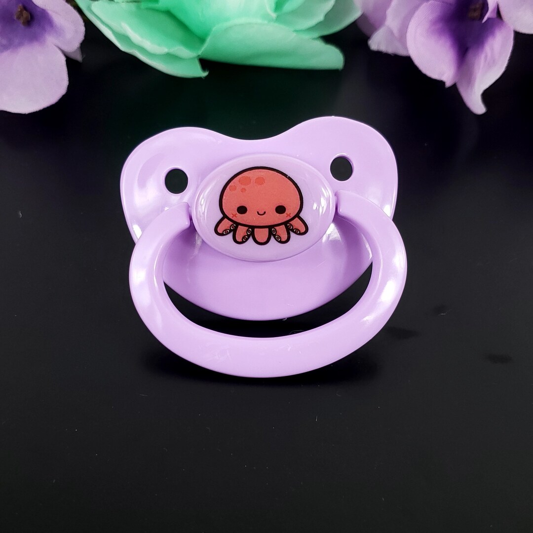 Octopus Adult Pacifier - Handmade DDLG & ABDL Adult Baby Pacifier in ...