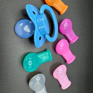 Plain Adult Pacifier Parts - Replacement Adult Pacifier Pieces - Little ...