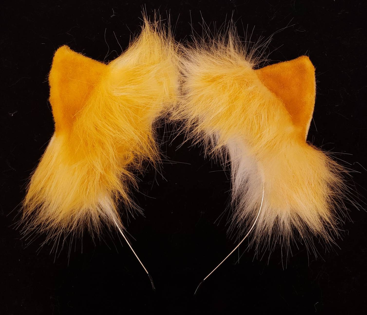 Realistic Animal Ears Yellow Cosplay Pet Play Bendable Ears | Etsy