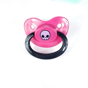 Adult Pacifier Kawaii Skull DDLG & ABDL Adult Baby Pacifier - Etsy