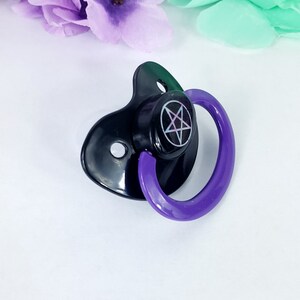 Pentagram Adult Pacifier DDLG & ABDL Witch Theme Pacifier in Various ...