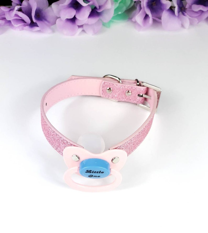 Little One Adult Pacifier Gag Glitter DDLG ABDL Gag Pink - Etsy