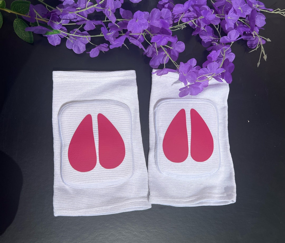 White Cow Knee Pads - Large - Adult Knee Protection - Cow Hooves - Etsy