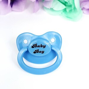 Baby Boy Adult Pacifier - ABDL Adult Baby Pacifier in Various Colors ...