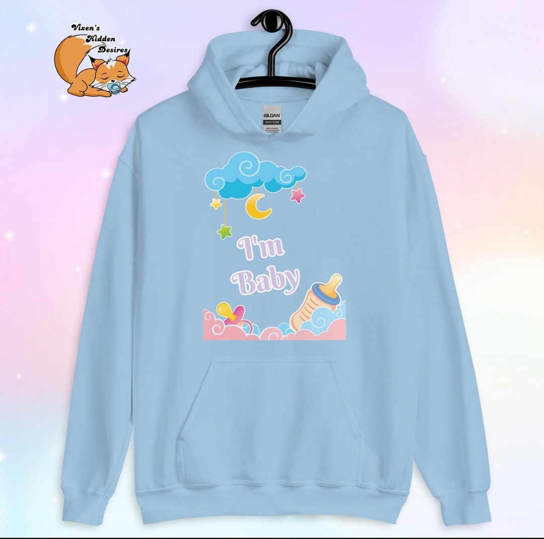 I'm Baby ABDL Hoodie - ABDL Sweatshirt - Age Regression Clothing ...