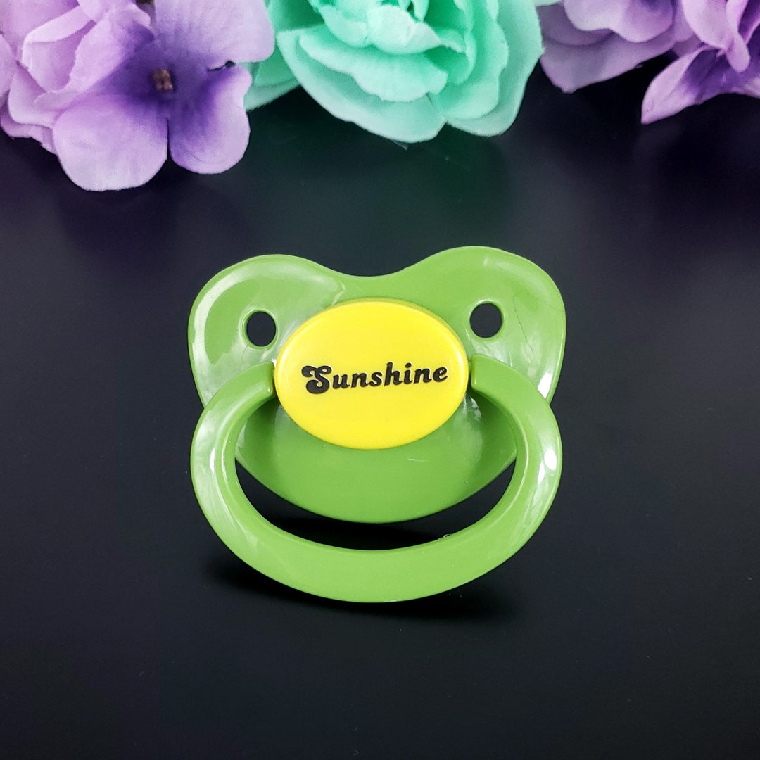 Sunshine Adult Pacifier ABDL Adult Baby Pacifier in Various Colors for ...