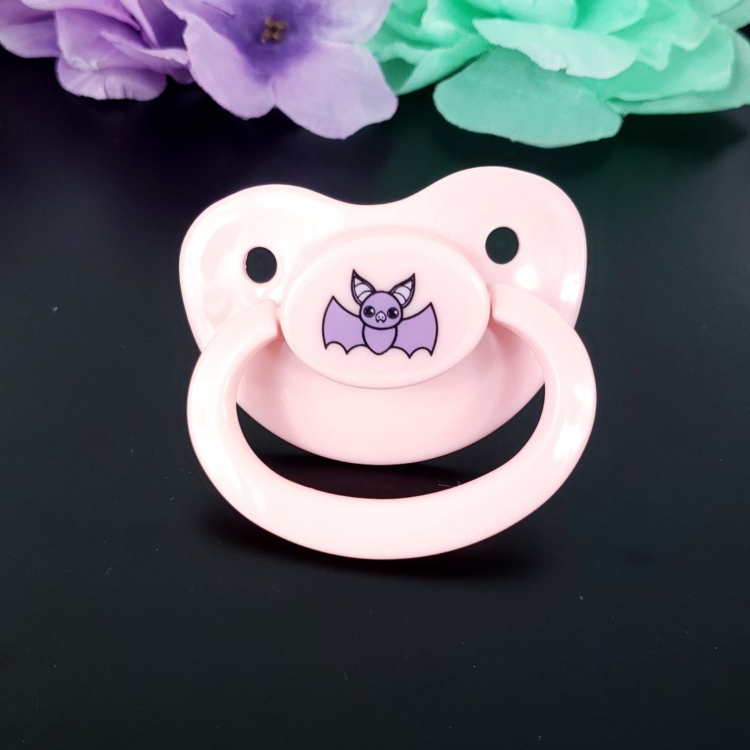 Adult Pacifier - Kawaii Bat ABDL Adult Baby Pacifier in Various Colors ...