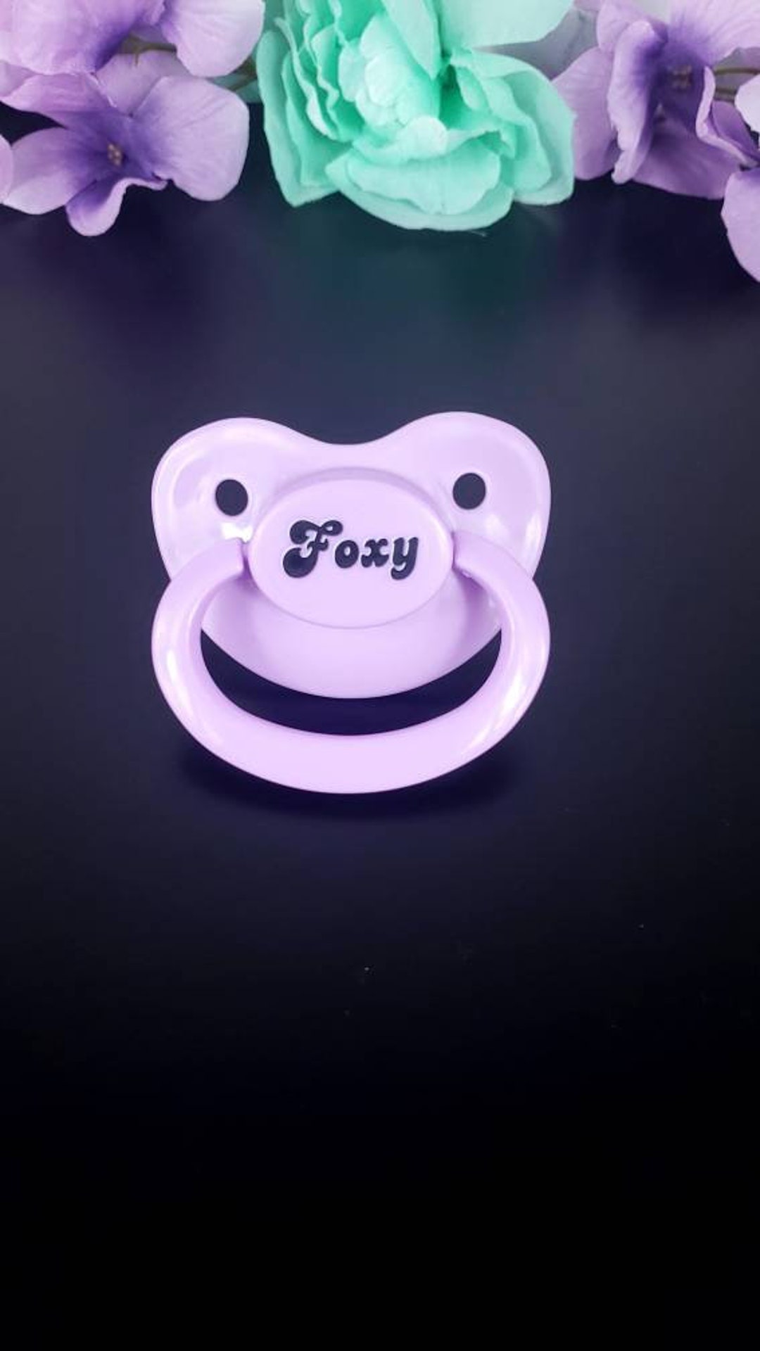 Adult Pacifier Foxy ABDL Adult Baby Pacifier in Various Colors for Age ...