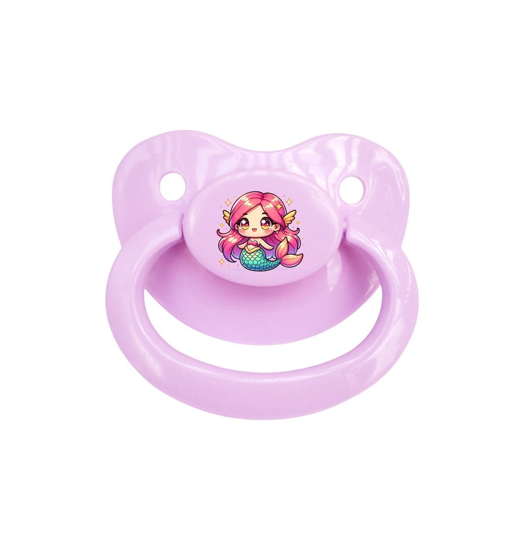 Adult Pacifier Kawaii Mermaid ABDL Adult Baby Pacifier in Various ...
