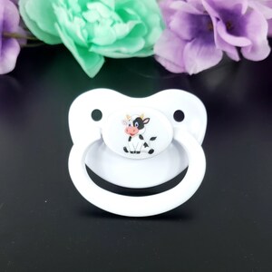 Baby Cow Adult Pacifier - ABDL Adult Baby Pacifier in Various Colors ...