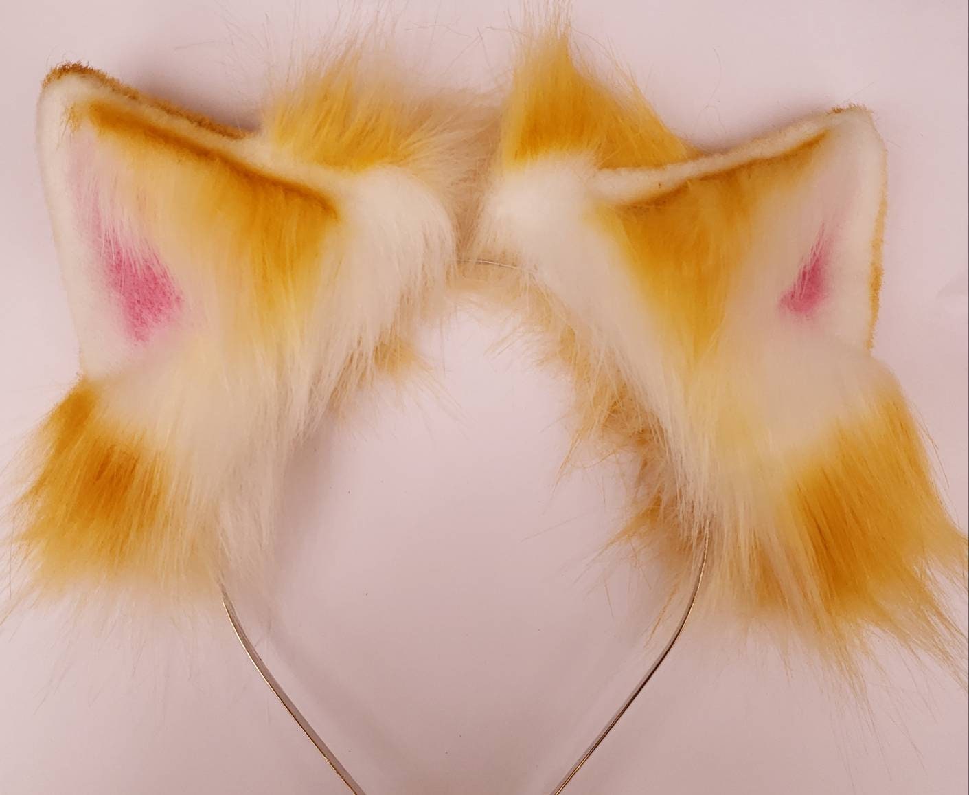 Realistic Animal Ears Yellow Cosplay Pet Play Bendable Ears | Etsy