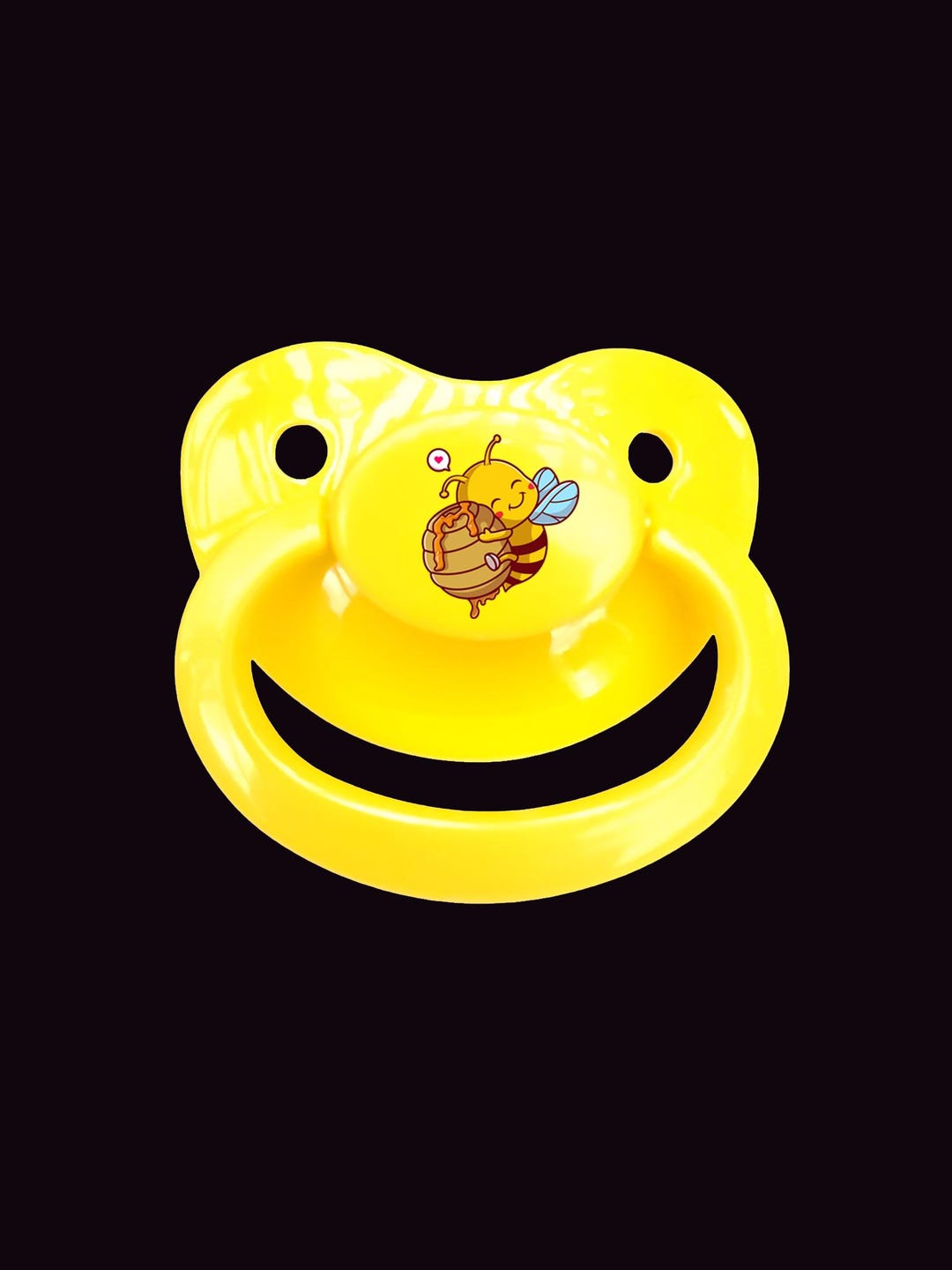 Adult Pacifier Honey Bee ABDL Adult Baby custom Colors Age Regress ...