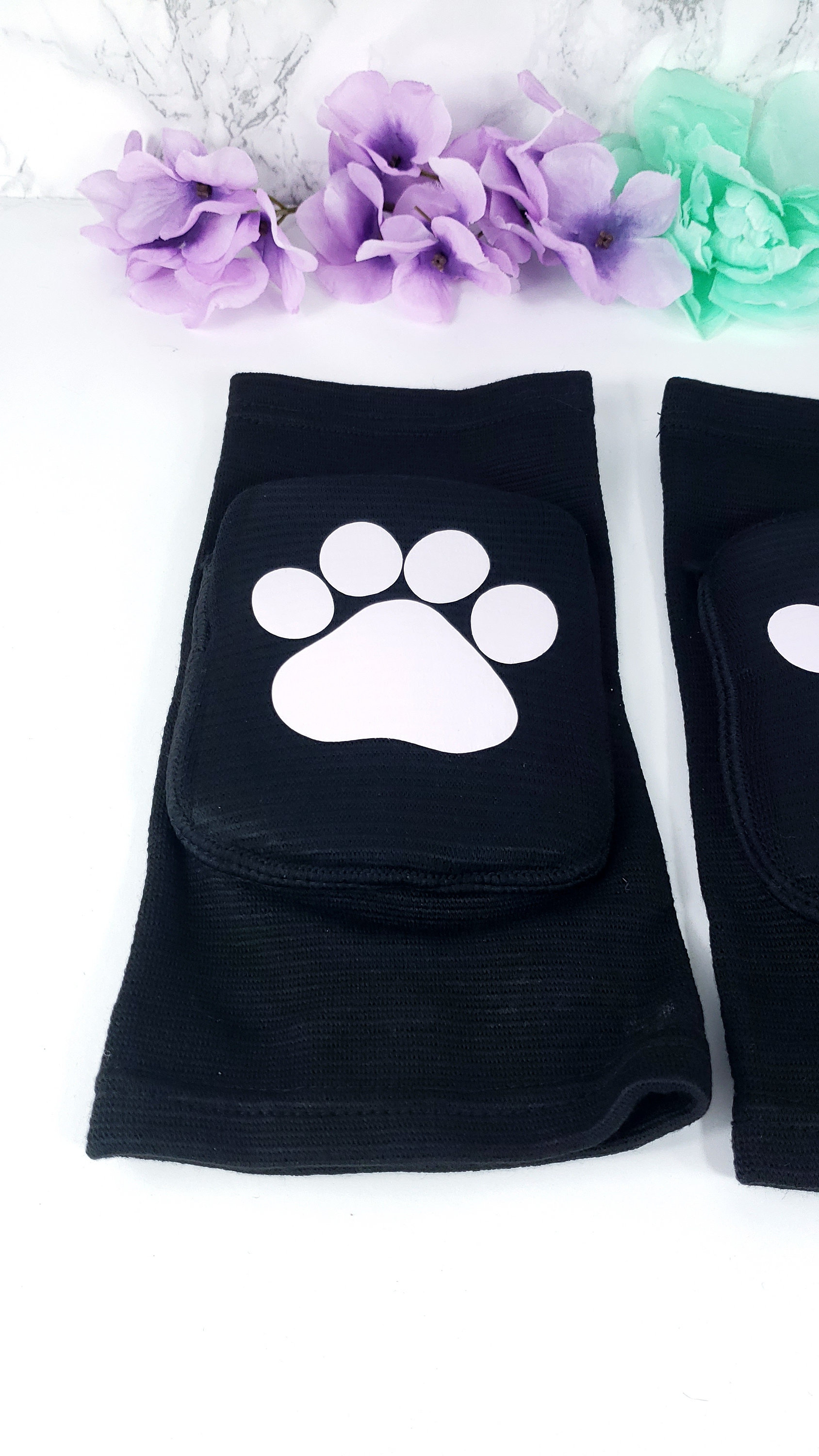 Black Paw Knee Pads Pole Dancing Knee Protection Paws for - Etsy UK