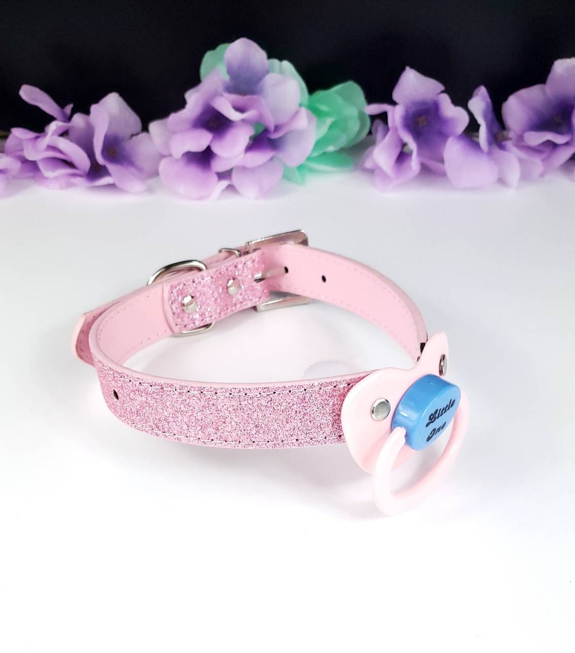 Little One Adult Pacifier Gag Glitter DDLG ABDL Gag Pink - Etsy