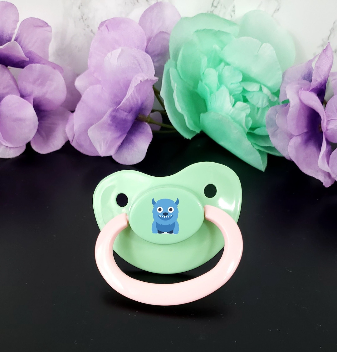 Monster Adult Pacifier ABDL Adult Baby Pacifier in Various Colors for ...