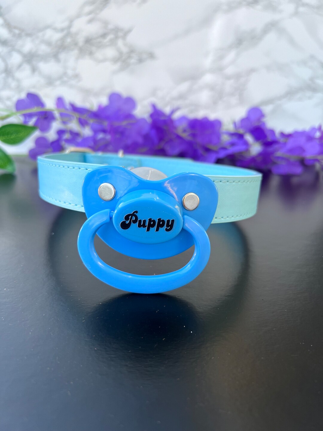 Puppy Adult Pacifier Gag Mermaid ABDL Gag Blue DDLG Pacifier Gag Adult ...