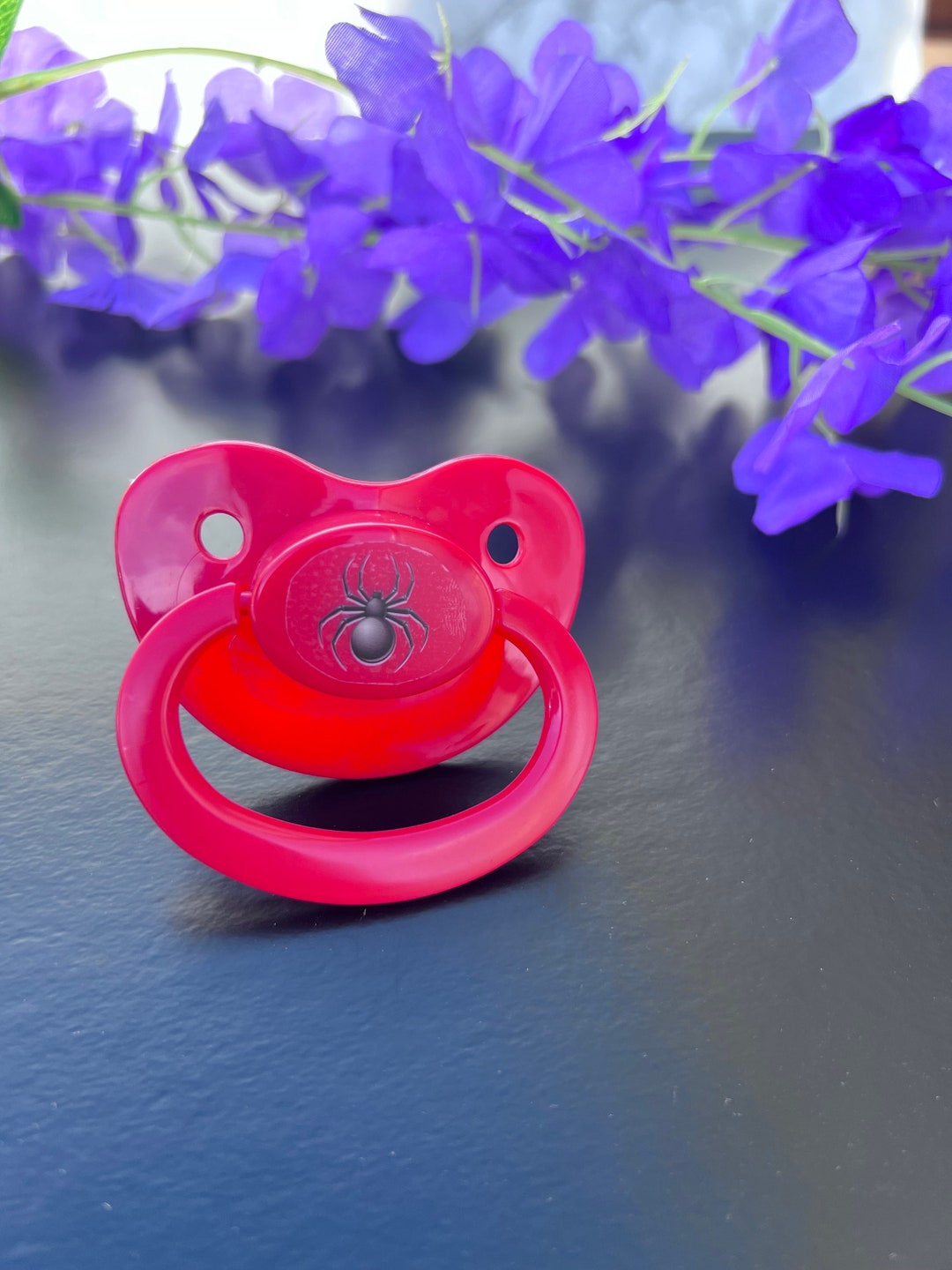 Adult Pacifier - Spider ABDL Adult Pacifier in Various Colors for ...