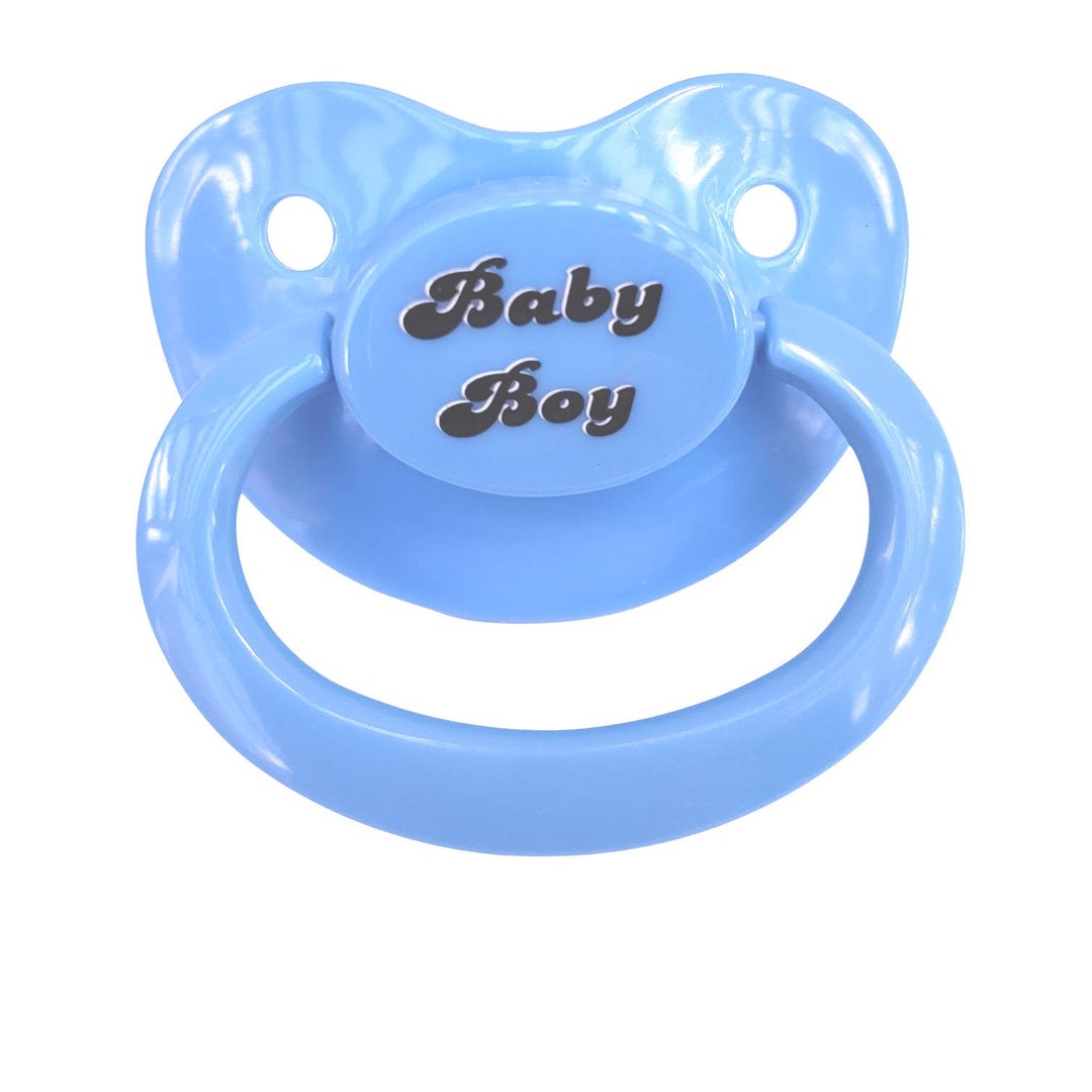 Baby Boy Adult Pacifier - ABDL Adult Baby Pacifier in Various Colors ...