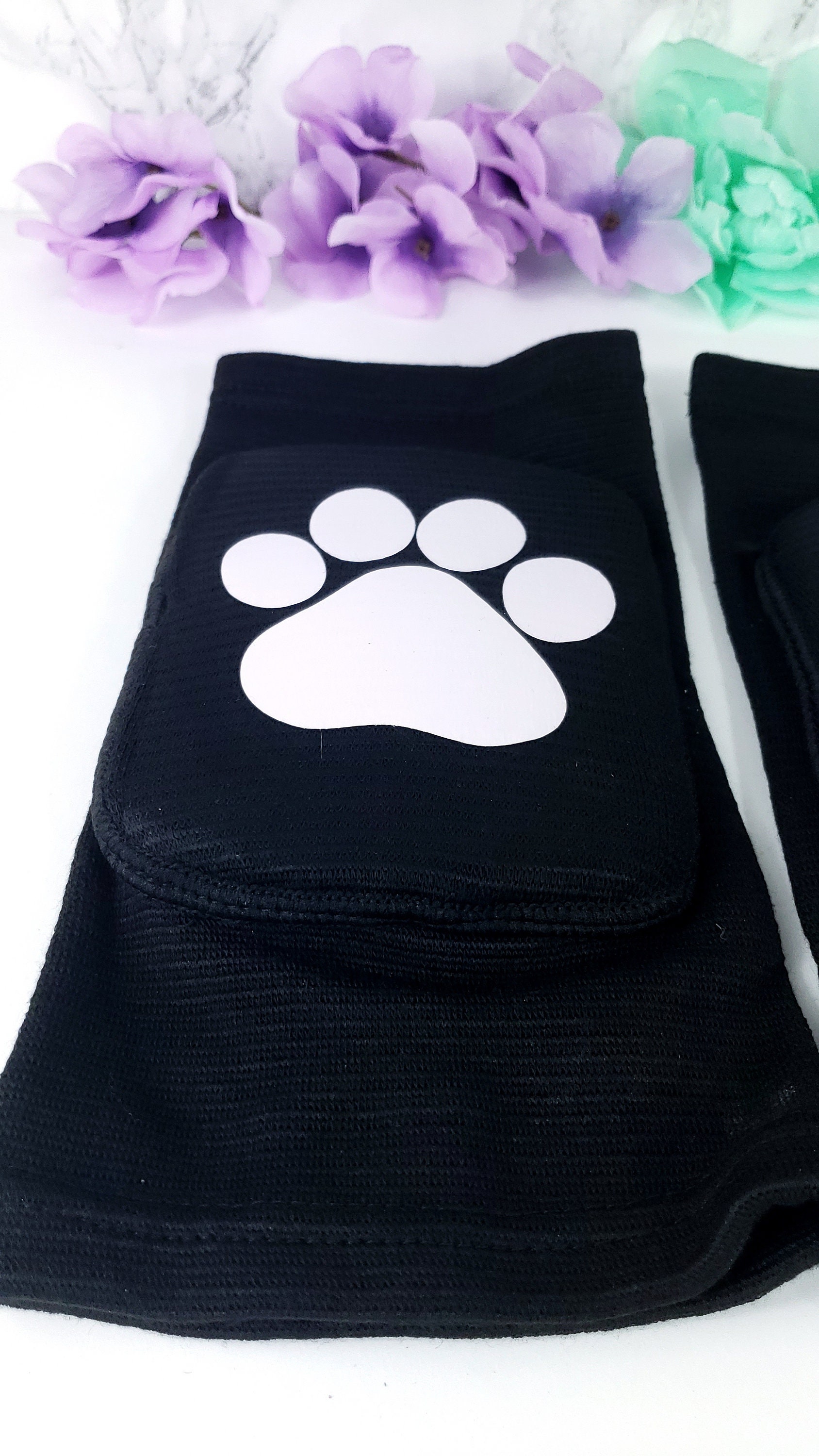 Black Paw Knee Pads Pole Dancing Knee Protection Paws for - Etsy UK