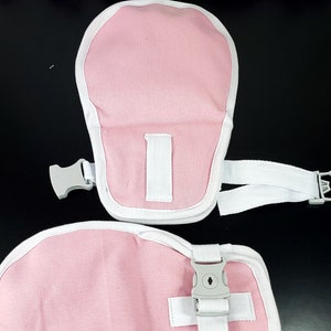 Pink Locking Hand Restraints ABDL Safety Mittens Pet Play - Etsy