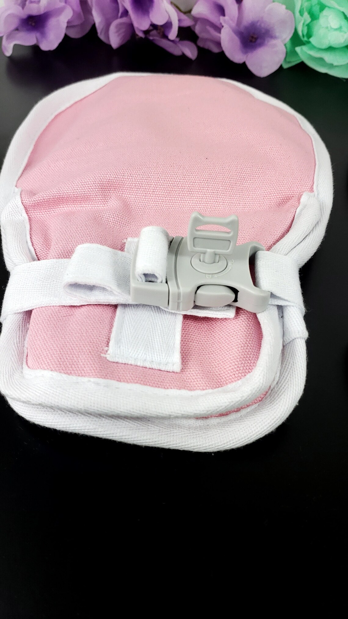 Pink Locking Hand Restraints ABDL Safety Mittens Pet Play - Etsy